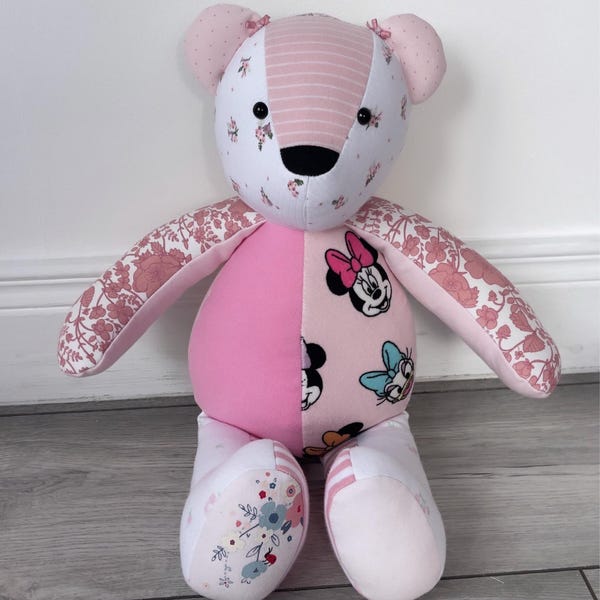 Teddy Bear Pattern and Bunny VIDEO Tutorial 6 Sizes, Rabbit Pattern ...