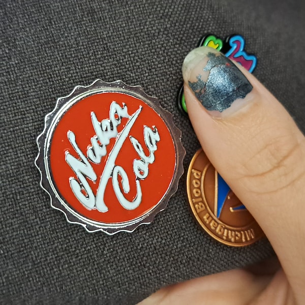 Nuka Cola Cap Pin 1.25 Inch Cosplay - Etsy