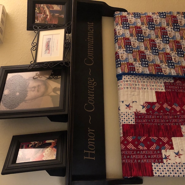 Primitive Quilt Shelf With (or Without) "cozy Quilt" Saying. - Etsy