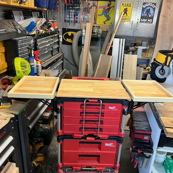 Multi-piece Bundle Wood Worktop Compatible With Milwaukee Packout by ...