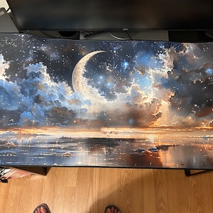 Aztec Octopus Desk Mat, Aesthetic XL Desk Pad, Geometric Mouse Pad, Red ...