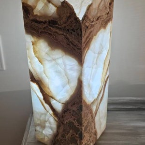 Stone Lamp / Onyx Lamp / Table Lamp / Onyx Light / Onyx Table Lamp ...
