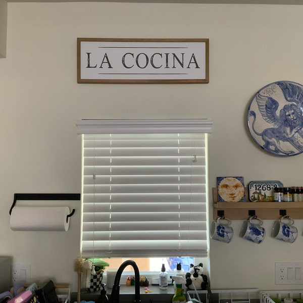 La Cocina Sign | Spanish Mexican Kitchen Decor - Etsy