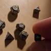 7-die Metal Micro Dice Set for D&D Dungeons and Dragons Polyhedral RPG ...