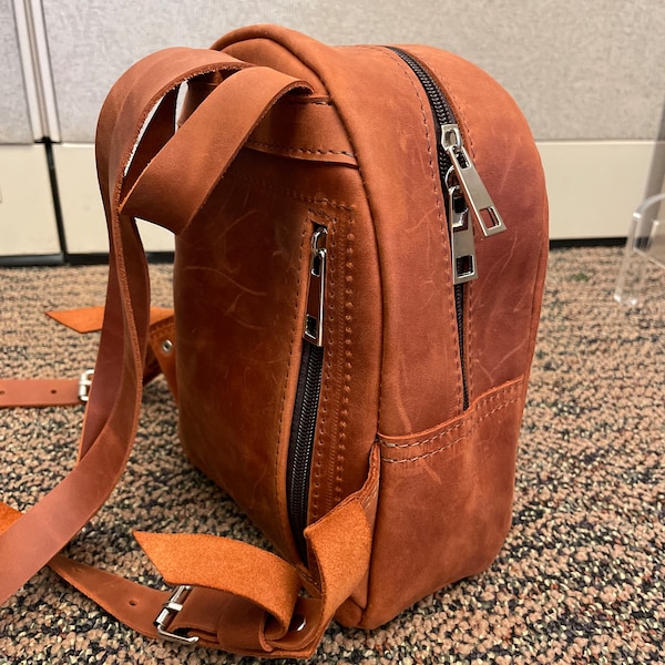 Small Leather Backpack, Leather Backpack, Leather Backpack Women, Women ...