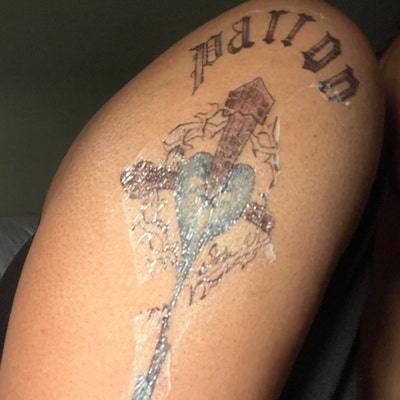 Ubbe Vikings Temporary Tattoo for Cosplayers. 2 Copies Vertical Line of ...