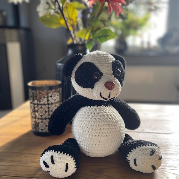 Panda Amigurumi Crochet Pattern - Cute Panda Bear PDF Tutorial - DIY ...