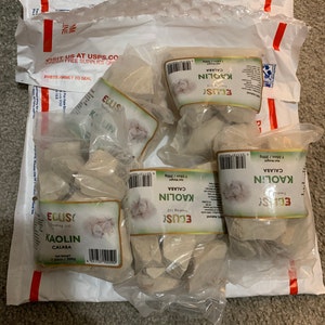 1kg Kalaba Marble Chalk Kaolin Calabar-edible Clay - Etsy