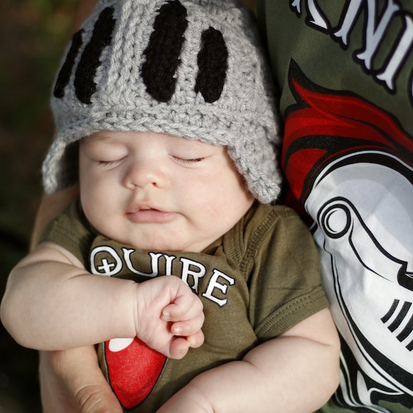 Knight Helmet ALL SIZES Thru ADULT, Crochet Baby Knight Hat, Roman ...