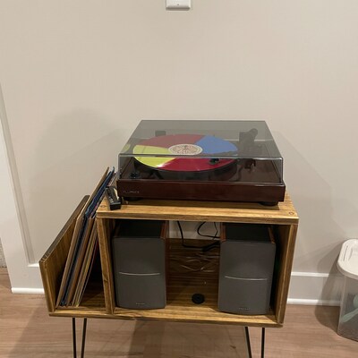 MCM Table for Record Player Stand - Etsy
