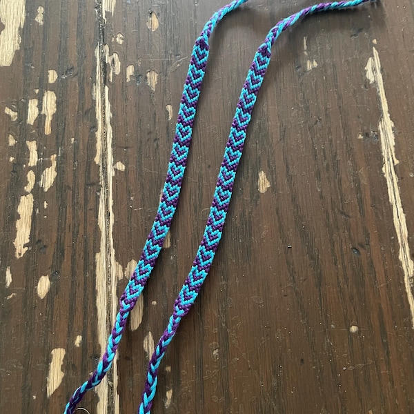 Personalized Heart Friendship Bracelet: Woven Cotton Retro Bracelet - Etsy