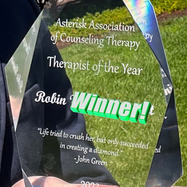 Personalized Shield Acrylic Award, Custom Award, Employee Recognition ...