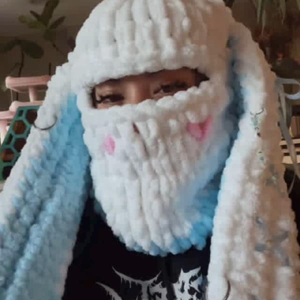 Alien Balaclava Ski Mask, Blue Alien Helmet Cover Protector, Ski Mask ...