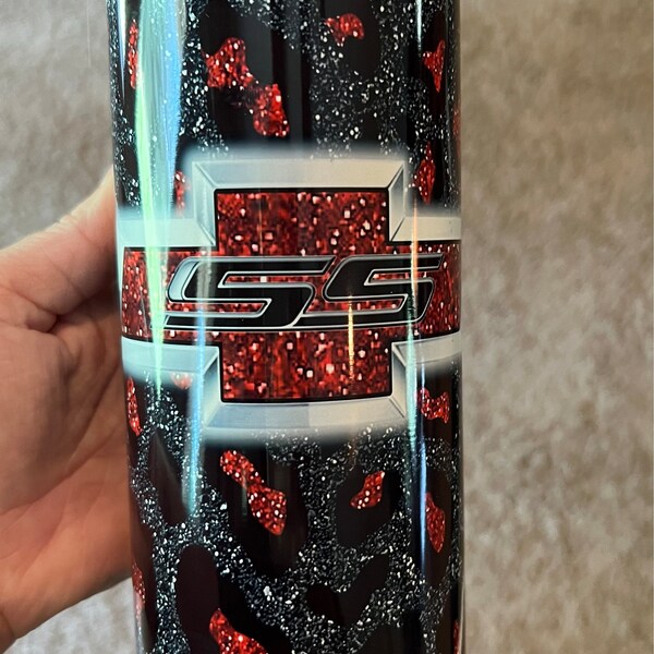 Chevy Animal Print 20 Oz. Straight Tumbler Template Multiple Colors - Etsy
