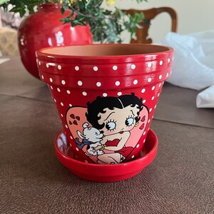 Girl Flower Pot People/clay Pot People/pot Pal/pot - Etsy