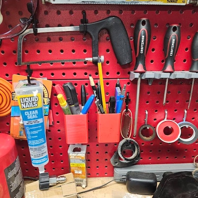 Pegboard Screwdriver Holder Mutliple Configurations Garage, Workshop ...