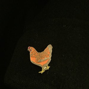 Little Red Hen Pin, Rust Hen, Easter Egger, Back Yard Chickens, Soft ...