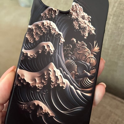 Custom Design Flowers Beige Case for iPhone 15, 14, 13 Pro Max, iPhone ...