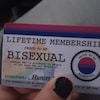 BISEXUAL Gay Pride Identity Card - Lifetime Membership Card - LGBT ...