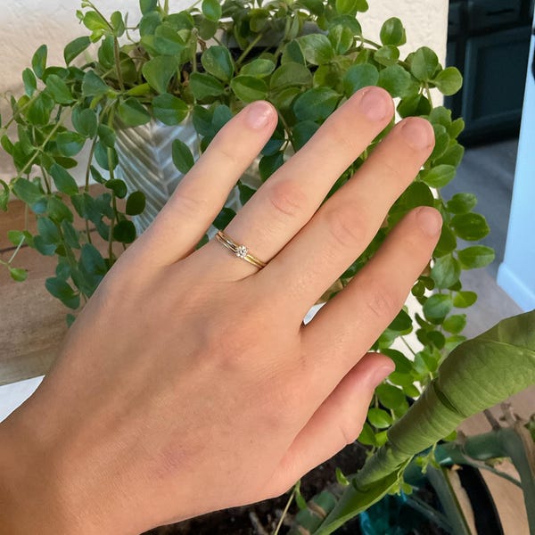 Pave Diamond Chevron Ring, Solid Gold Curved Wedding Band, 14k Gold V ...