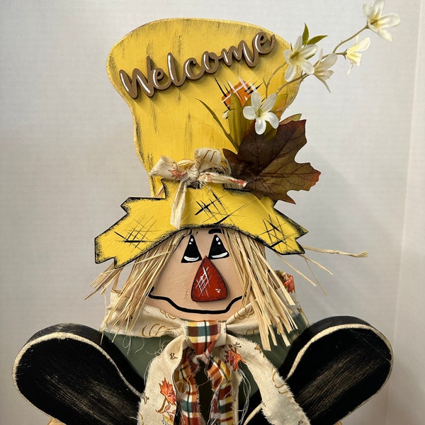 DIY Scarecrow - Unfinished Wood Craft Kit - Etsy
