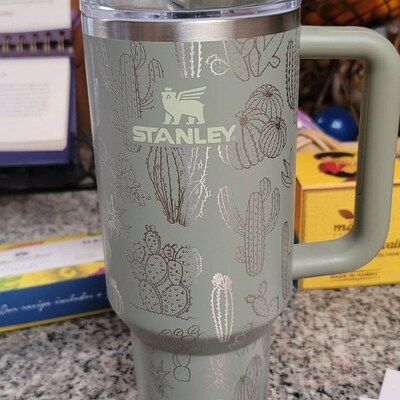 Tropical Stanley Custom Wrap Engraved Stanley Laser Engraved Cup ...
