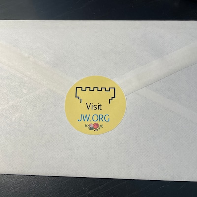 Letter Writing Jw Single Glossy Sticker - Etsy