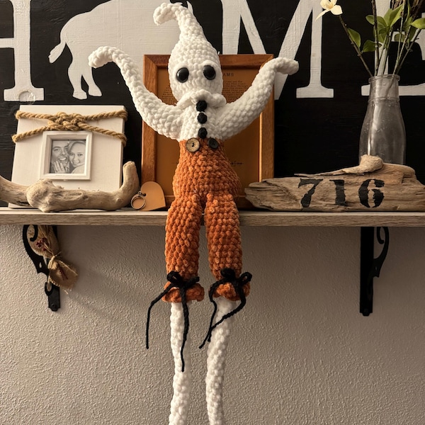 Wisp the Worrisome Ghost Crochet PDF Pattern - Etsy