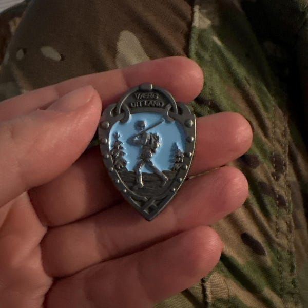 Large Norwegian Foot March Badge - Etsy