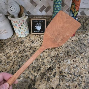Handmade Wood Kitchen Small Spatula - Etsy