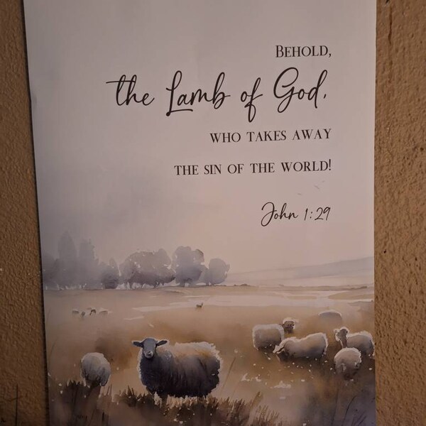 Jesus Empty Tomb Bible Verse Wall Art Poster/cavnas, Matthew 28:6 He is ...