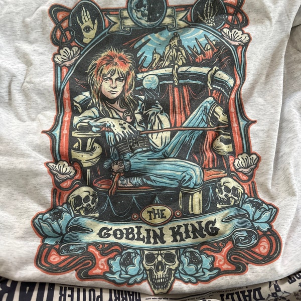 Labyrinth Jareth Shirt Art Nouveau Labyrinth Bowie Movie Tee - Etsy