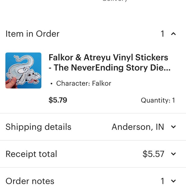 Falkor & Atreyu Vinyl Stickers - the Neverending Story Die Cut Decal ...