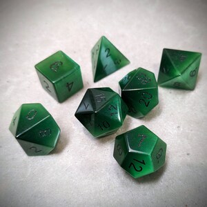 Individual Gemstone Dice-all Material-d4 D6 D8 D10 D% D12 D20-dungeons ...