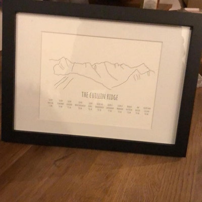 Cuillin Ridge Print Isle of Skye Scotland Print Scottish - Etsy UK