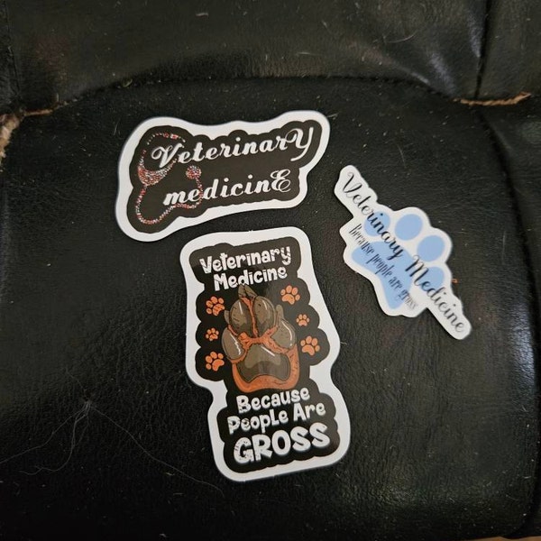 Sticker for Vet Tech Vet Med Sticker for Techs Gifts for Vet Assistant ...