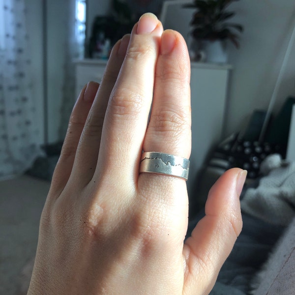 Gold Map Ring | Gold Wedding Ring | Custom Map Jewellery | Contemporary ...