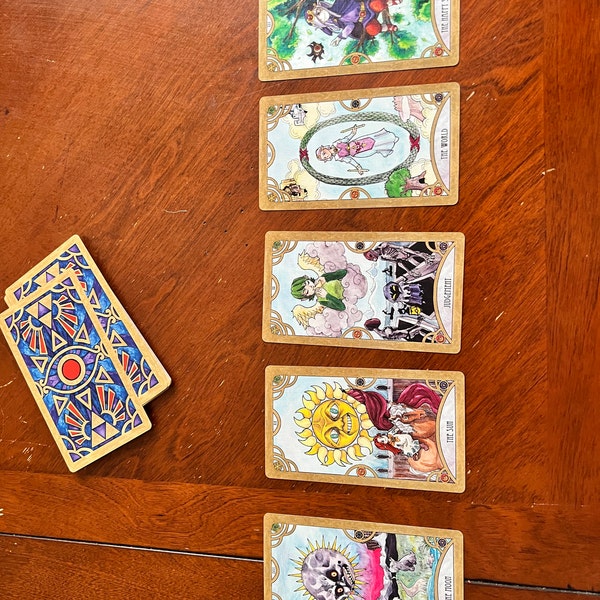Legend of Zelda Tarot Card Deck - 79 Cards Major and Minor Arcana ...