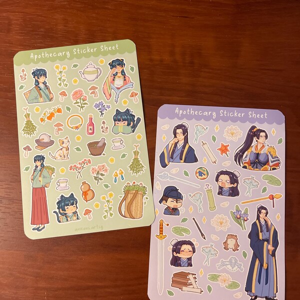 Arrietty's Sticker Sheet - Sticker Sheet | Planner Stickers, Journal ...