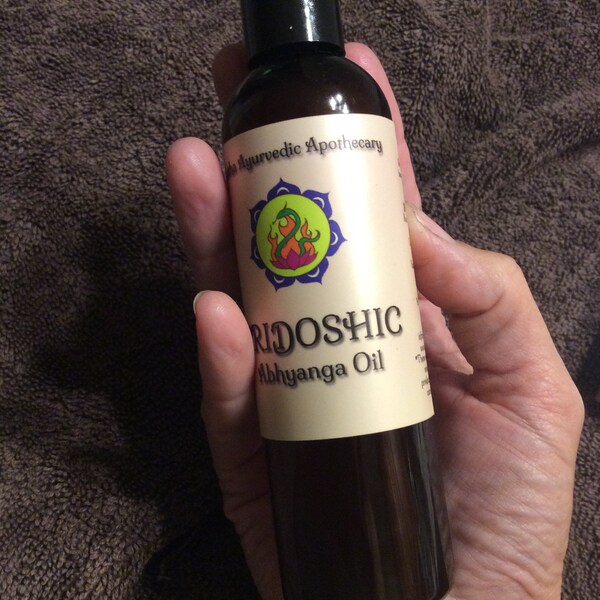 Tridoshic Massage Oil, Ayurvedic Formula for All Body Types, 100% ...