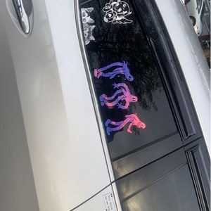 3D Lenticular Anime Sticker Decal Changing Moving Flip Motion Peeker ...