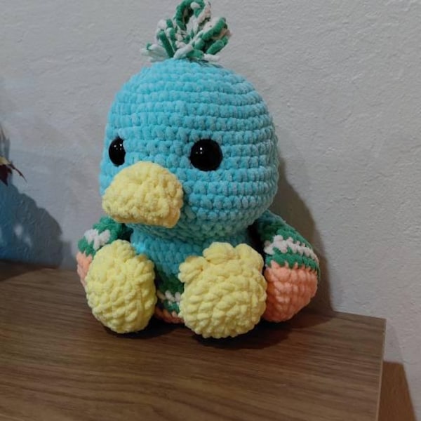 Barnyard Duck Crochet Pdf Pattern With Mallard and Chicken Mods - Etsy