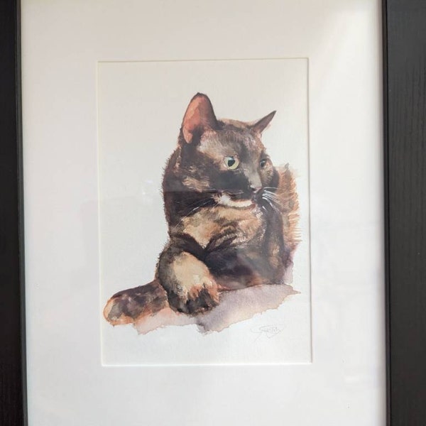Mini Pet Portraits - Hand Sketched and Painted, Made to Order Custom ...