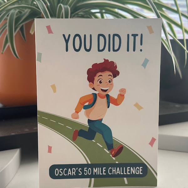 Congratulations You Did It Running Cards for Her, Well Done Card for ...