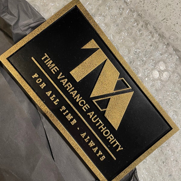 Loki TVA Mini Time Variance Authority Sign - Etsy