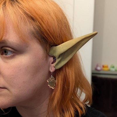 Custom Painted Elf Ears for Hobbit Pixie Dalish Fairy Costumes and ...