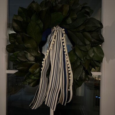 Simply Navy Wreath Ribbon Bundle-wreath Ribbon Set-coffee Filter Wreath ...