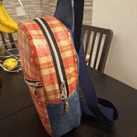 Charlie Sling Bag PDF Sewing Pattern, Sling Backpack Pattern, 3 Front ...