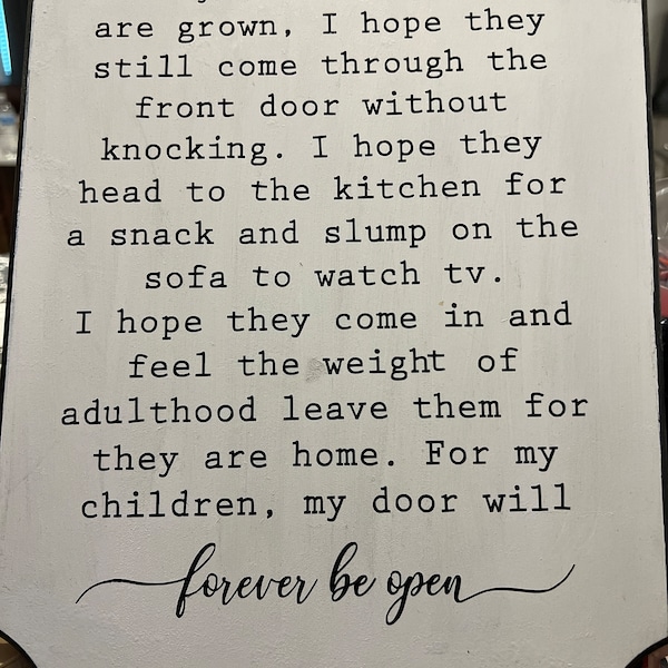 One Day When My Children Are Grown SVG, Cut File for Family Sign, Home ...