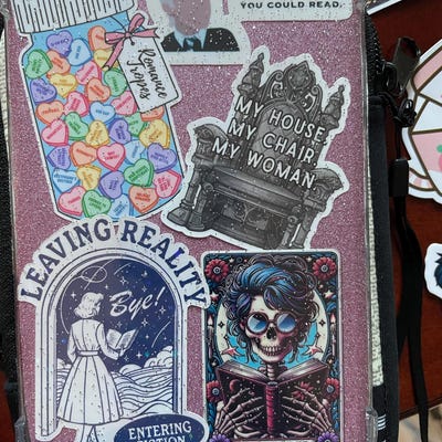 My House My Chair My Woman Sticker, Bookish Sticker, Fourth Wing, Iron ...